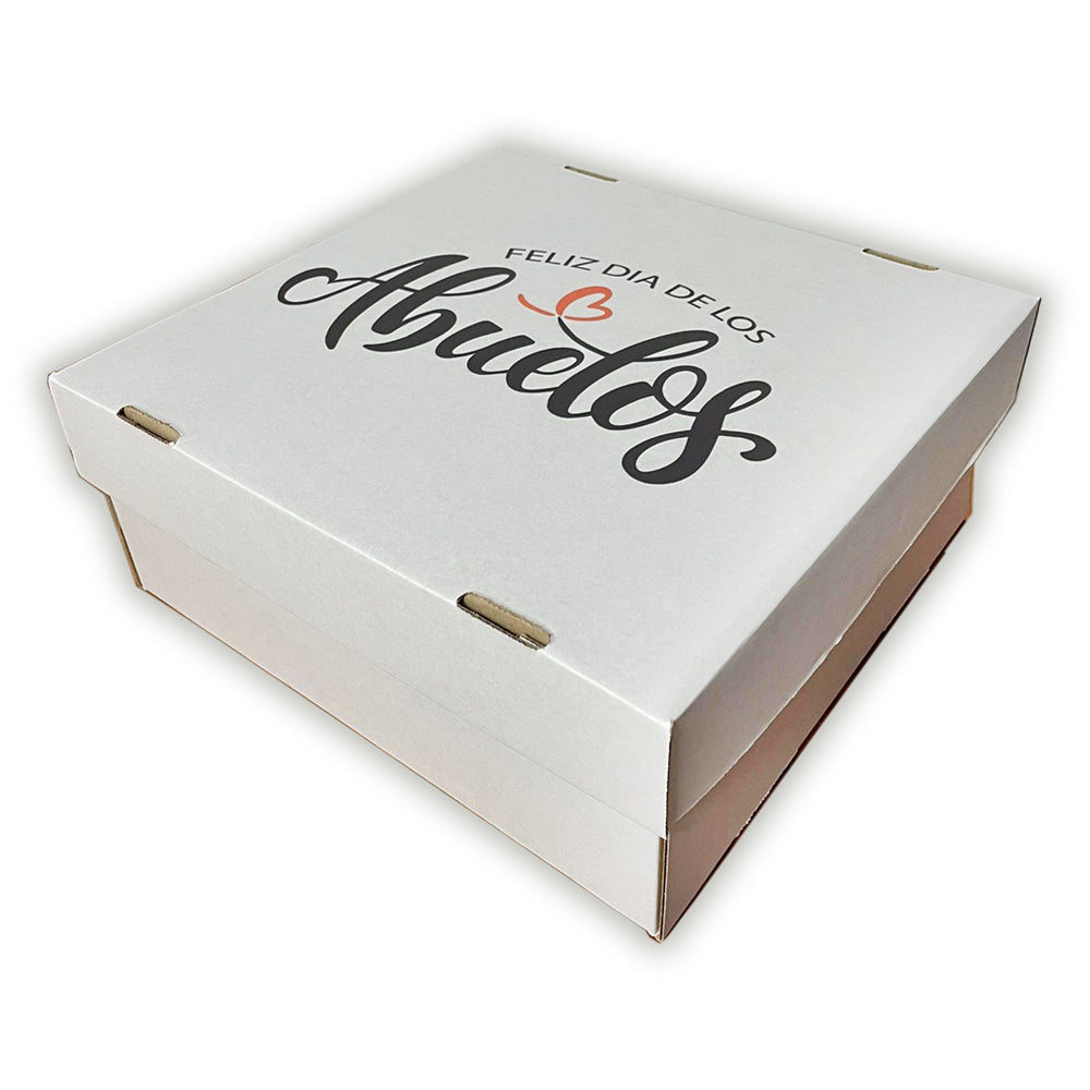 BOX blanca Desayuno día de los abuelos - Pack x10 – todoplas.uy